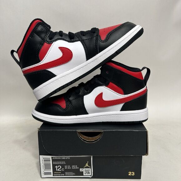 Jordan | Shoes | Nike Air Jordan Mid Retro Ps Fire Red 224 | Poshmark